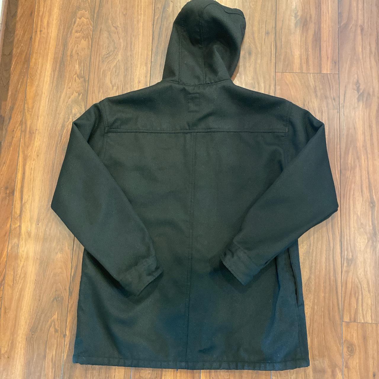 Dickies hooded chore jacket shacket snap front.... - Depop