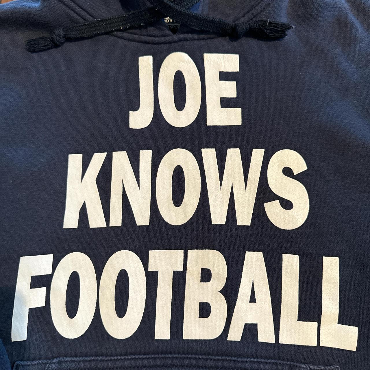 Penn State University Joe Knows Football navy hoodie... - Depop