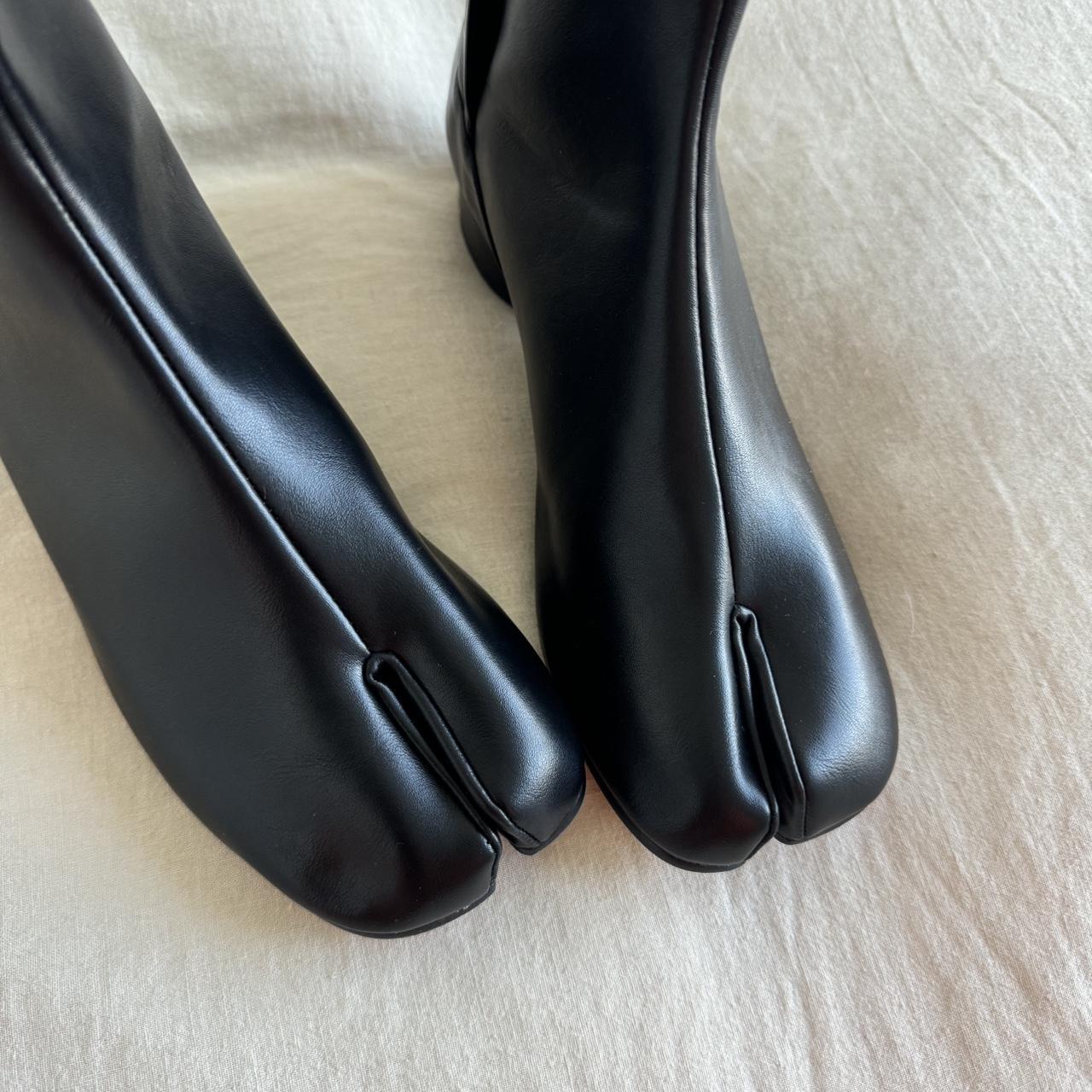 Genuine Leather Tabi Boots with 3cm heels. Perfect... | Depop