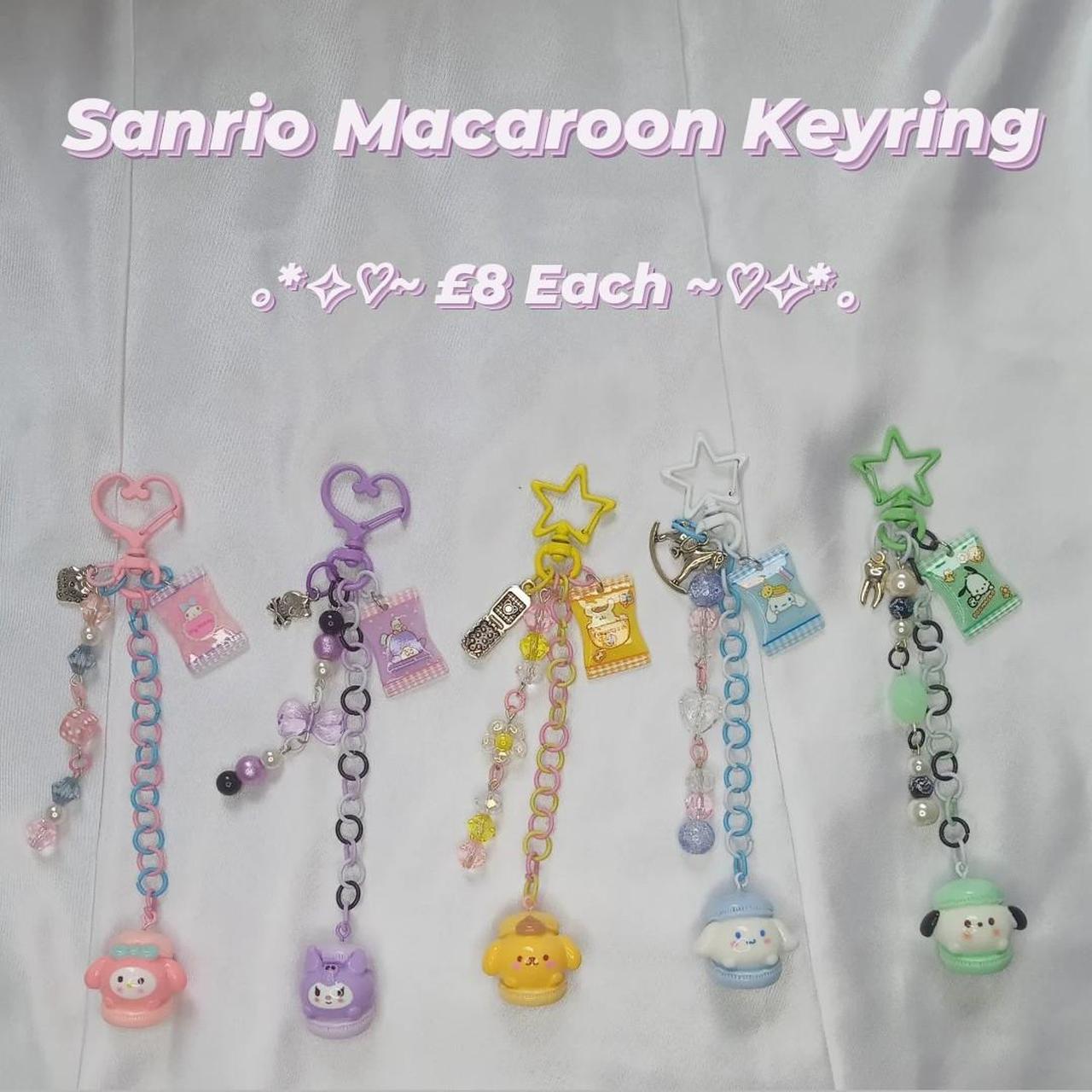 Sanrio Pastel Macaroon Keyrings Cute handmade... - Depop