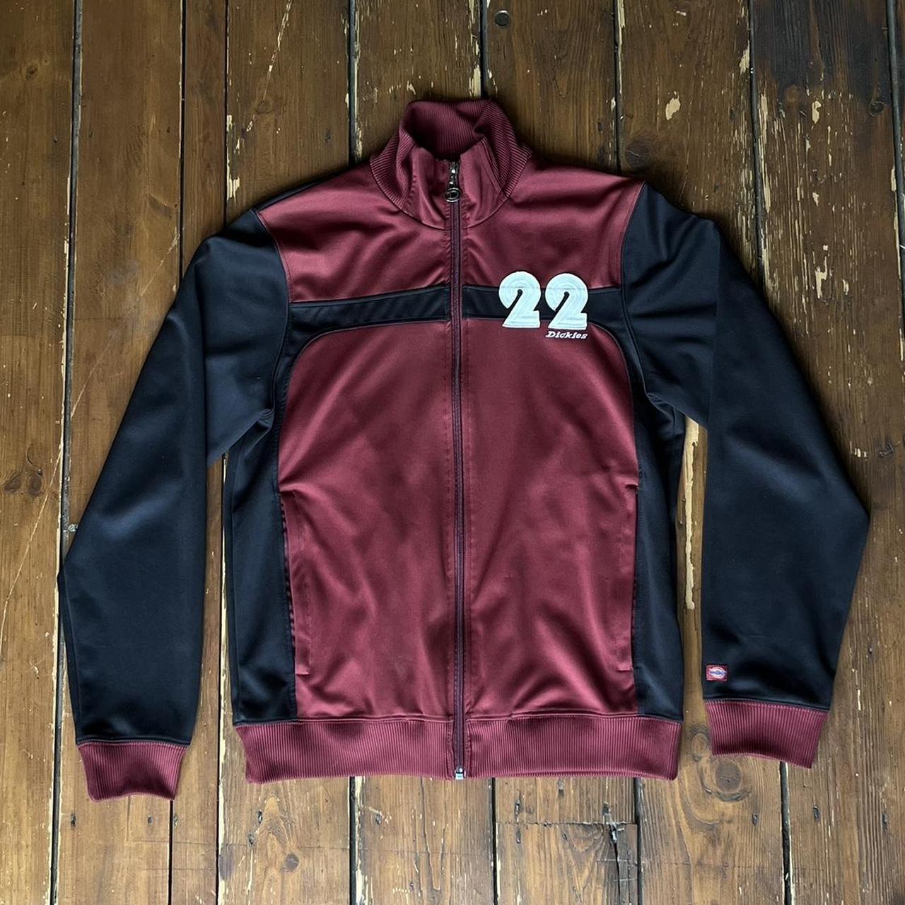 // Red and black Dickies 22 Track jacket // //... - Depop