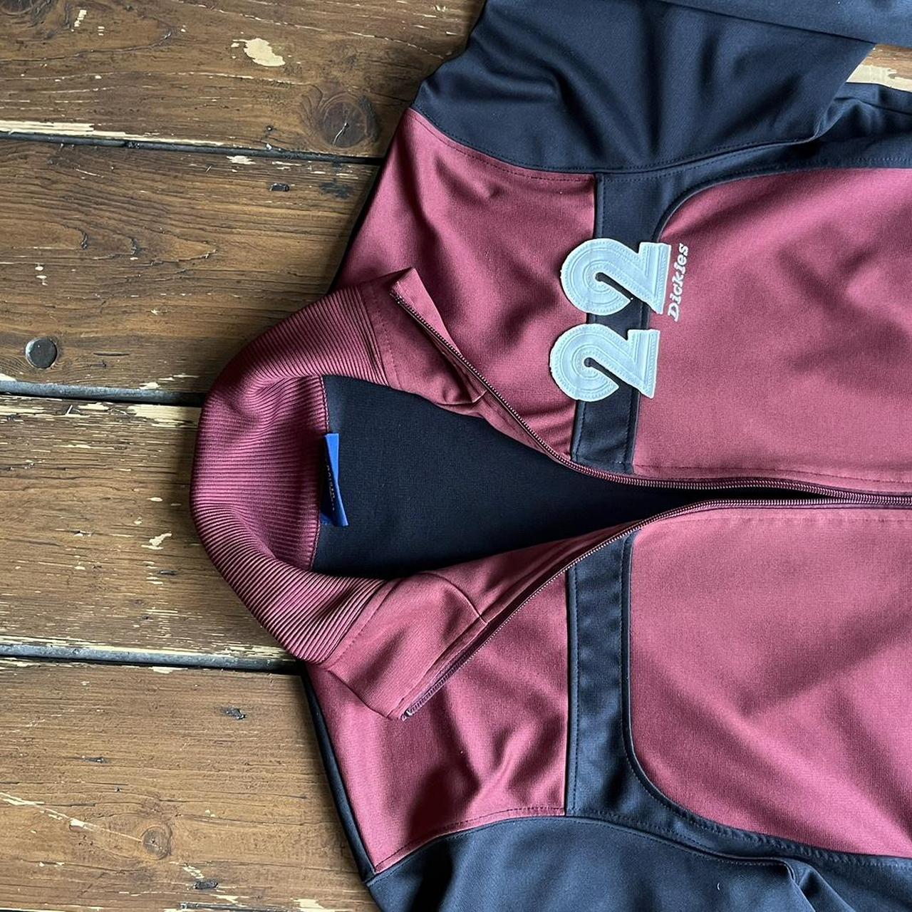 // Red and black Dickies 22 Track jacket // //... - Depop