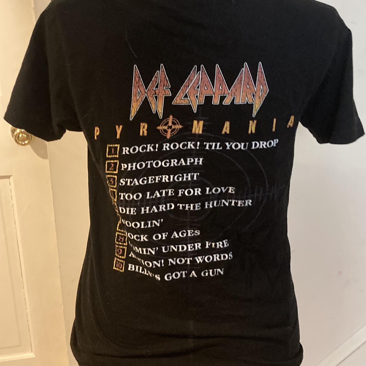 🌸FREE SHIPPING🌸 Def Leppard pyromania T shirt. Brand... - Depop