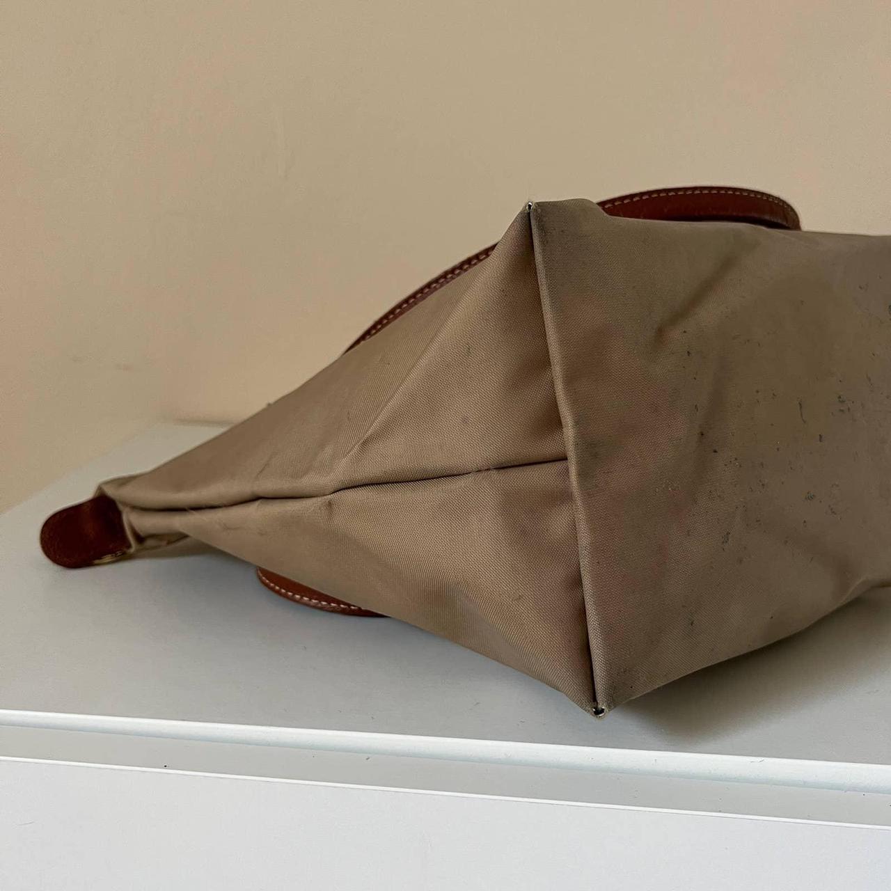 Longchamp Le Pliage Medium Shoulder Tote Bag in Tan.... - Depop