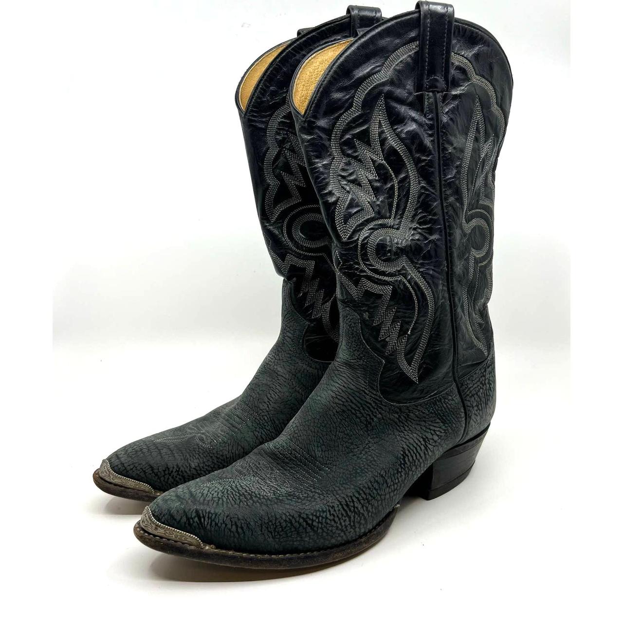 Tony Lama Style 6252 Men's Two Tone Cowboy Western... - Depop