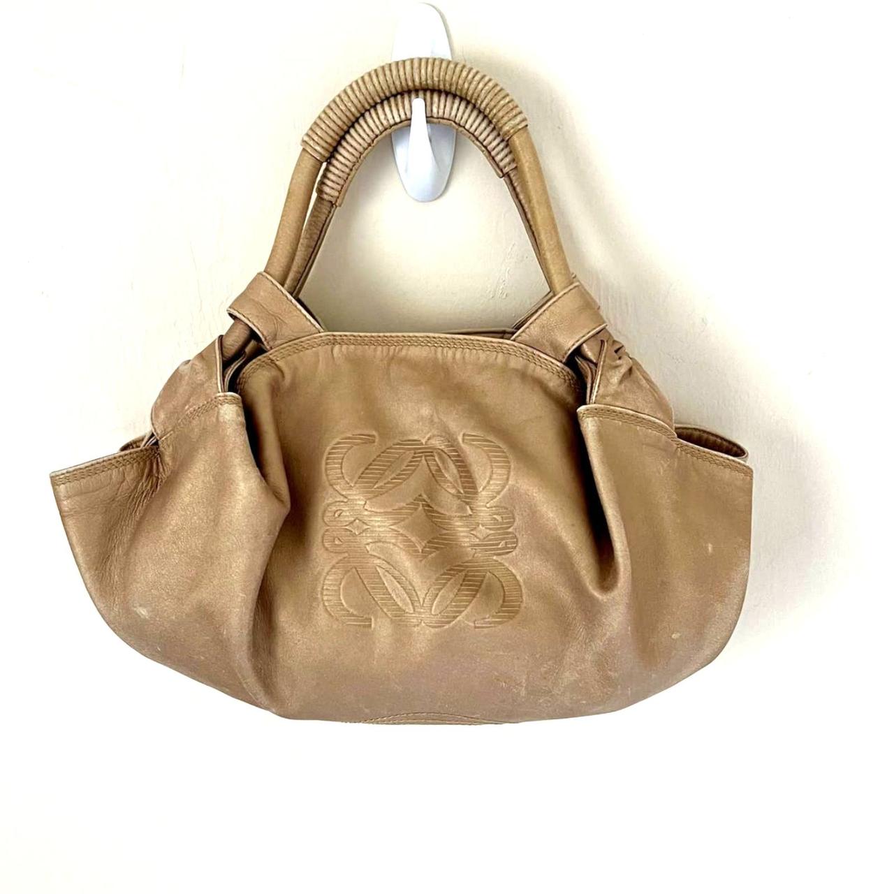 Authenic LOEWE Tote Drawstring Hand bag Nappa aire... - Depop