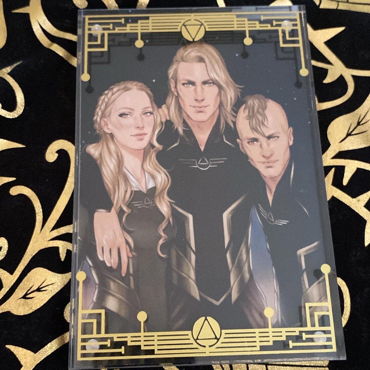 Illumicrate Red Rising print + acrylic frame block •... - Depop