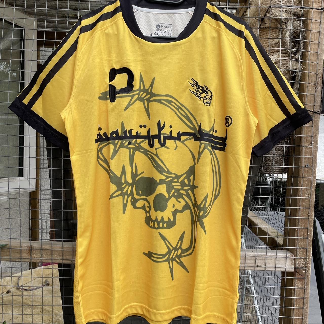 WAVYTING x PURLIEUS1189 FOOTBALL JERSEY ALLOW 2-3... - Depop