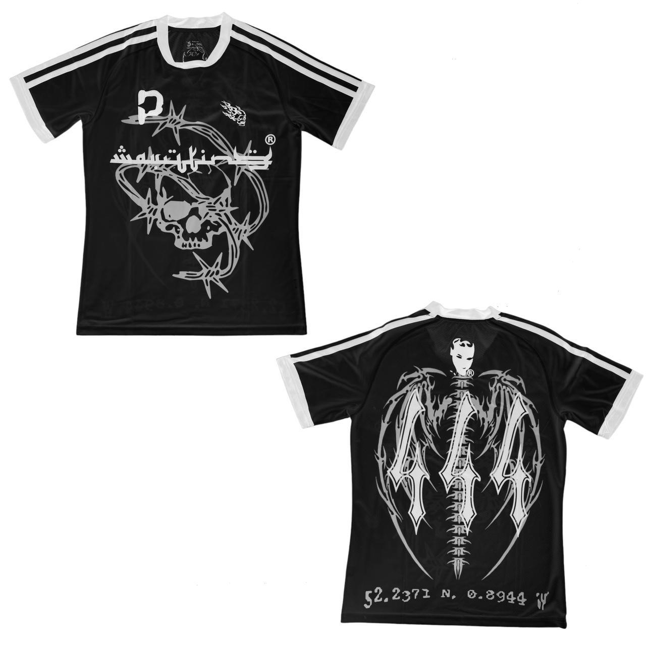 WAVYTING x PURLIEUS1189 FOOTBALL JERSEY ALLOW 2-3... - Depop