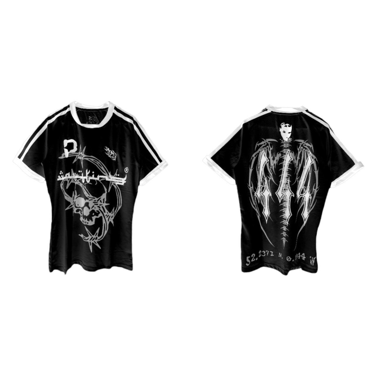 WAVYTING x PURLIEUS1189 FOOTBALL JERSEY ALLOW 2-3... - Depop