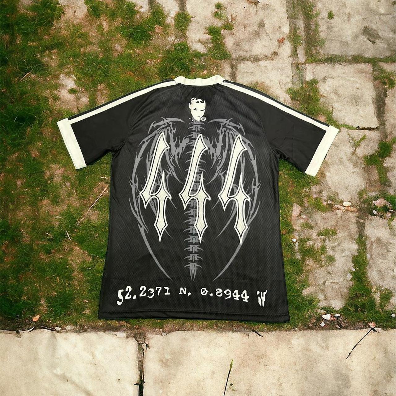 WAVYTING x PURLIEUS1189 FOOTBALL JERSEY ALLOW 2-3... - Depop