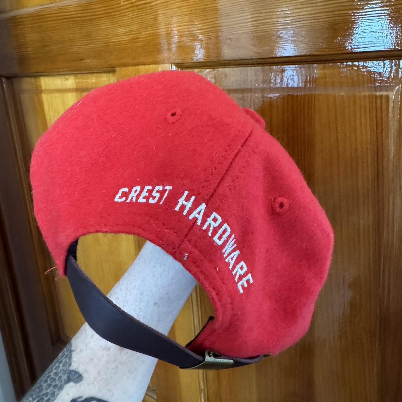 Red crest hardware hat nyc - Depop
