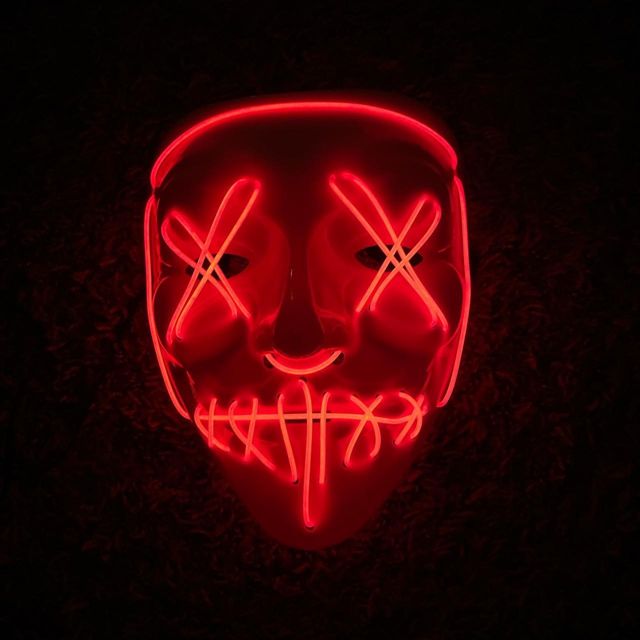 Purge mask - Red light - Depop