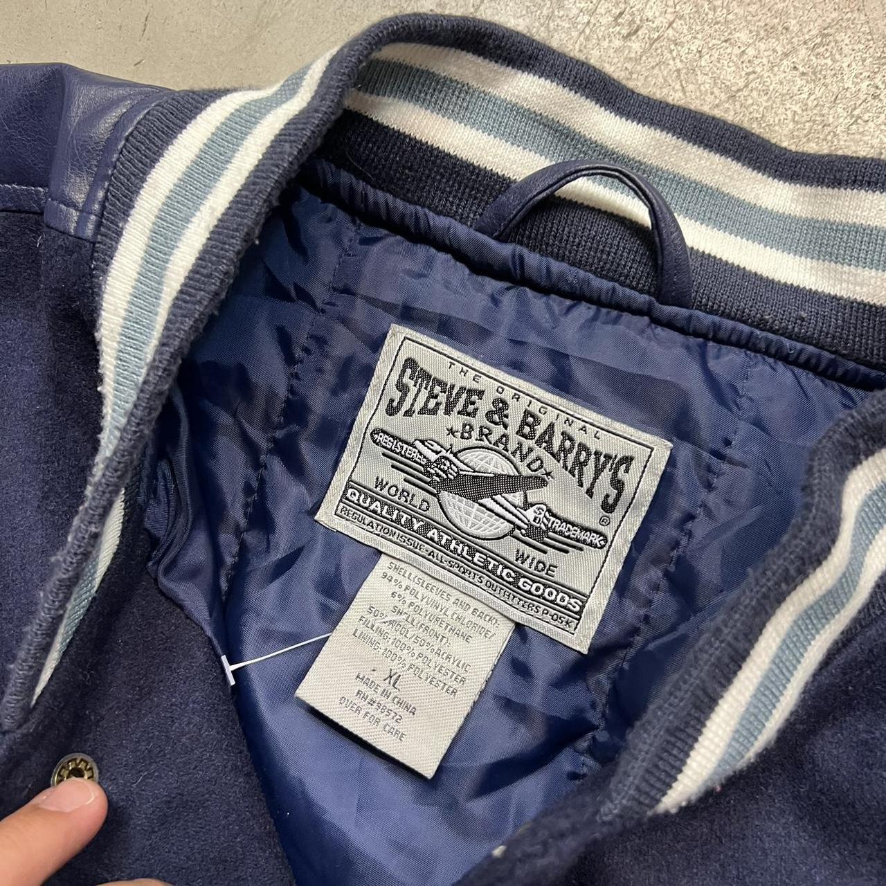 Vintage Steve and barrys hot rod Varsity Jacket (... - Depop