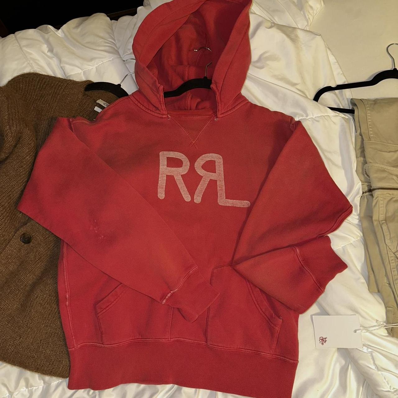 RRL "Ranch Logo Hoodie" Men's Size Large Fits like... | Depop