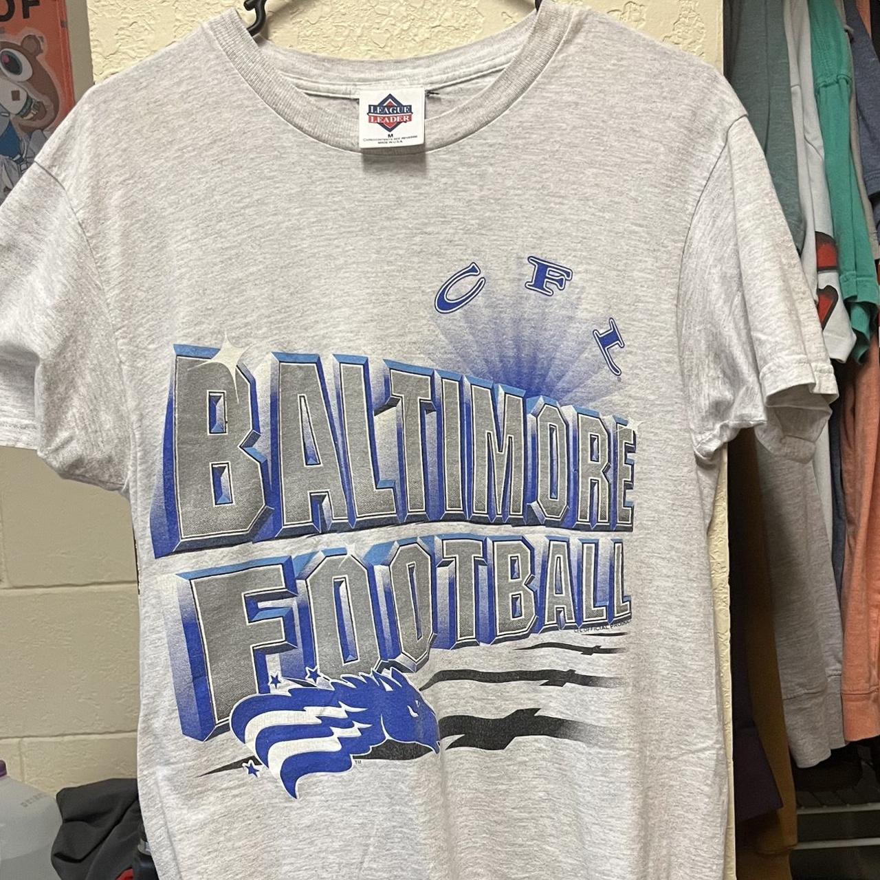 Baltimore Stallions CFL 90s shirt Size Medium... - Depop