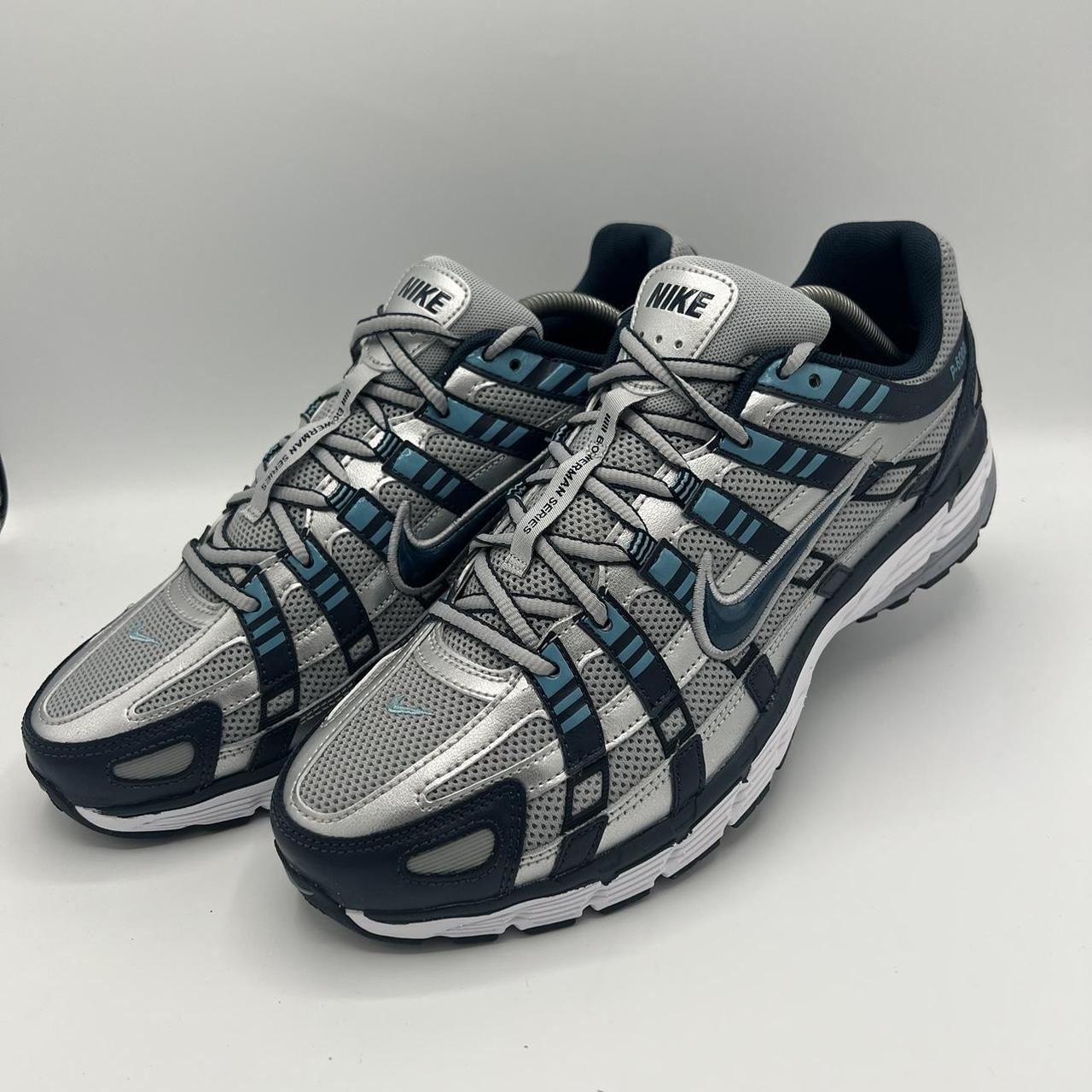 Nike P-6000 Armory Navy / Metallic Silver Price :... - Depop