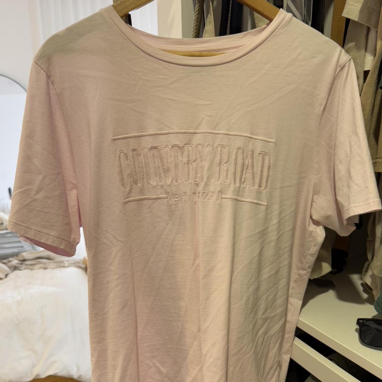 Baby pink country road t shirt Second and Third... - Depop