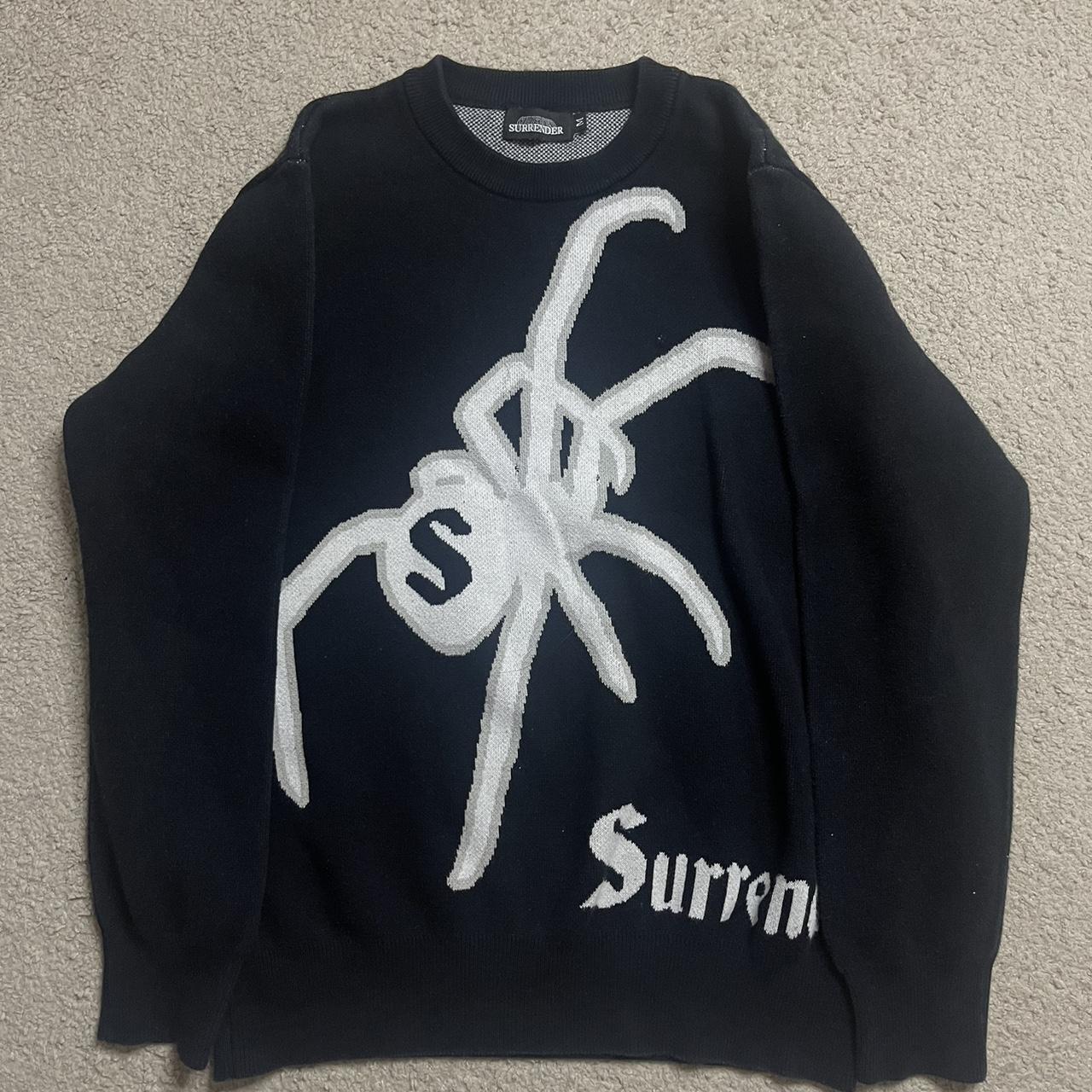 Surrender spider knit sweater (slight flaw on the... - Depop
