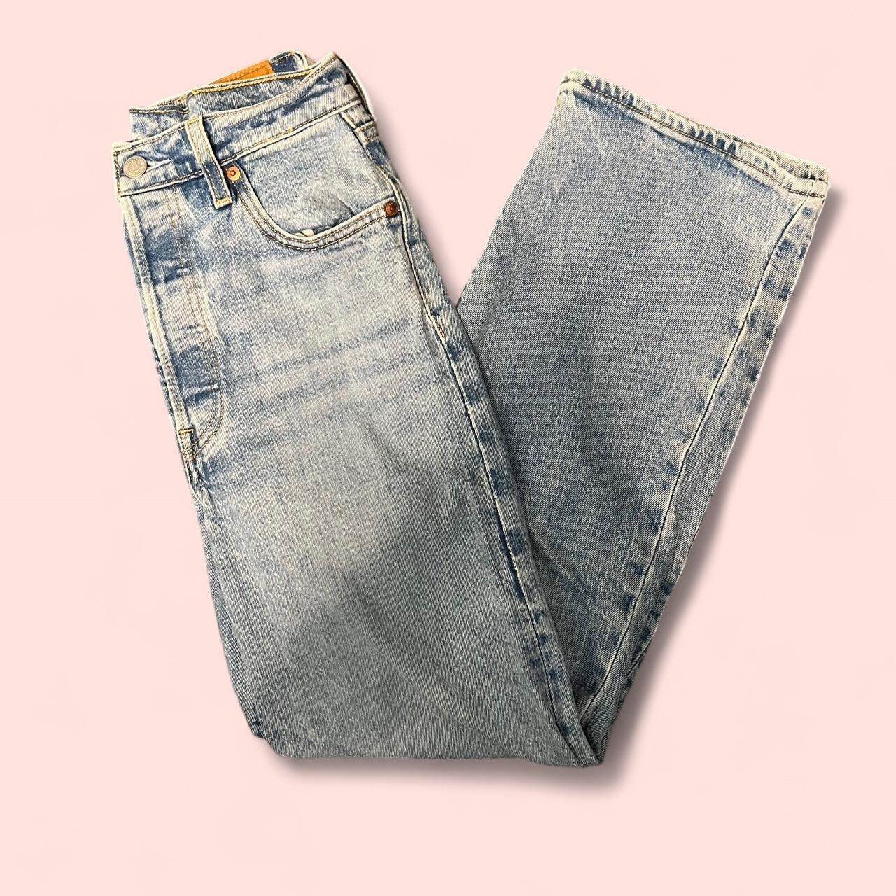 levi’s vintage jeans blue wash never worn! dm me... | Depop