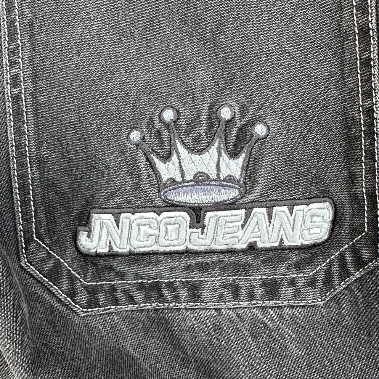 Jnco jeans tribals stripes reflective PRICE IS... - Depop