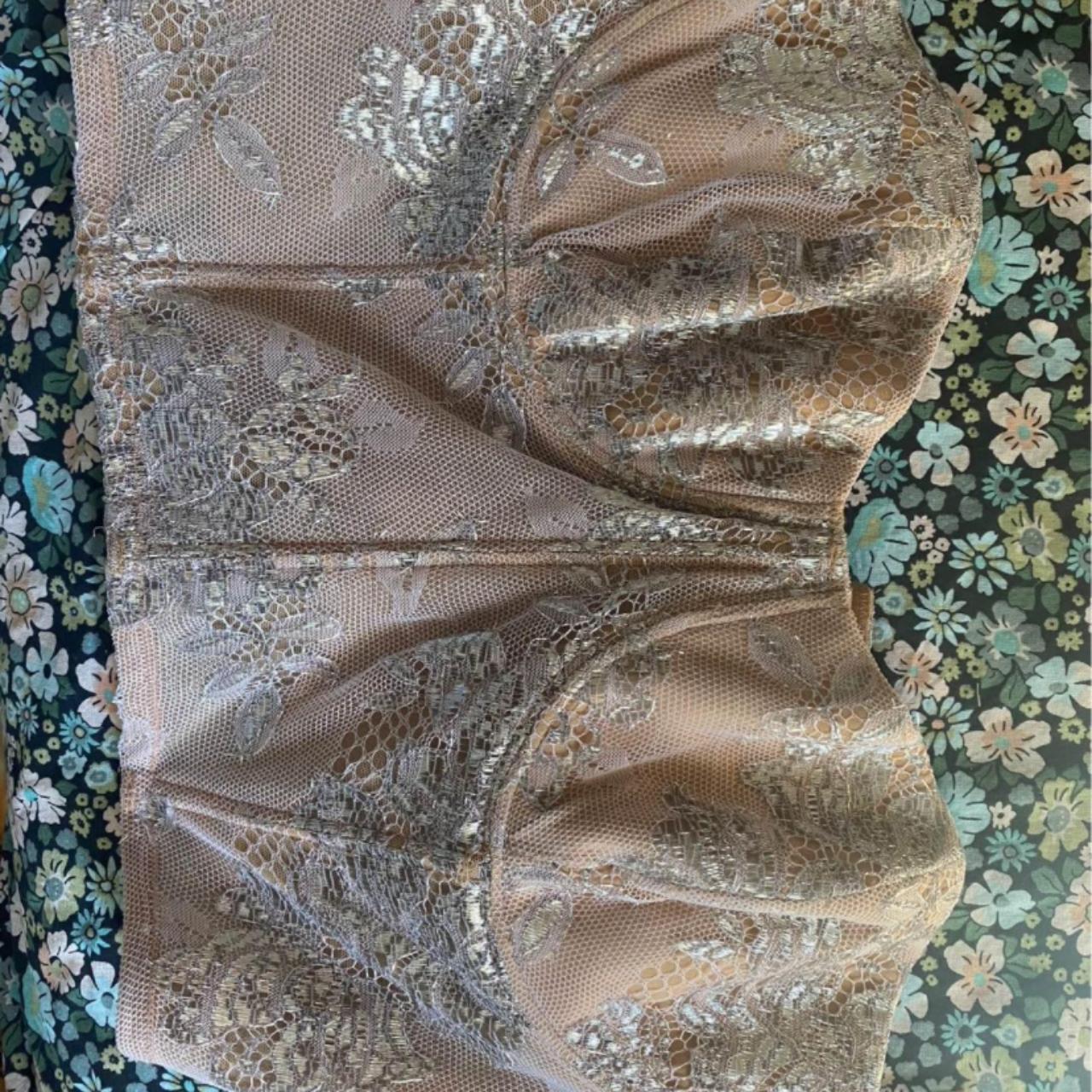 Scanlan Theodore Silver Bustier Size 10. Brand new... - Depop