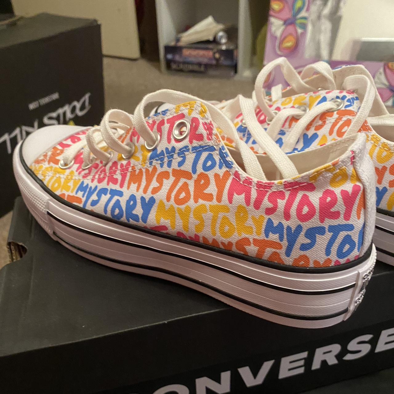 Limited edition platform all star converse!!... - Depop