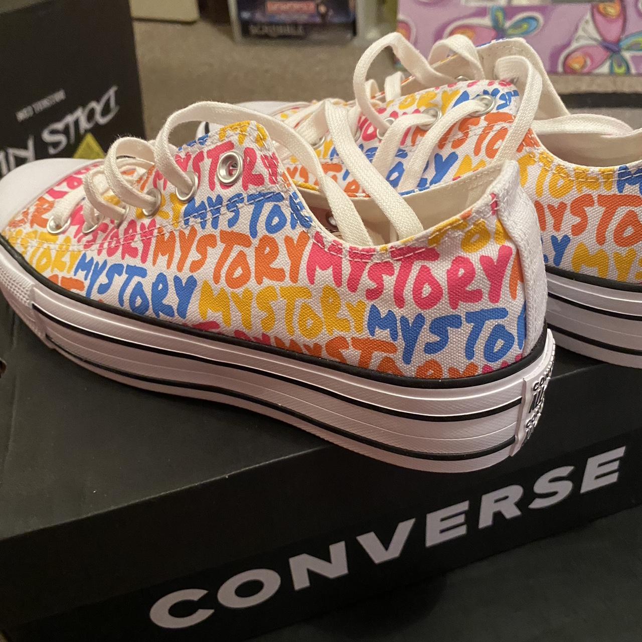 Limited edition platform all star converse!!... - Depop