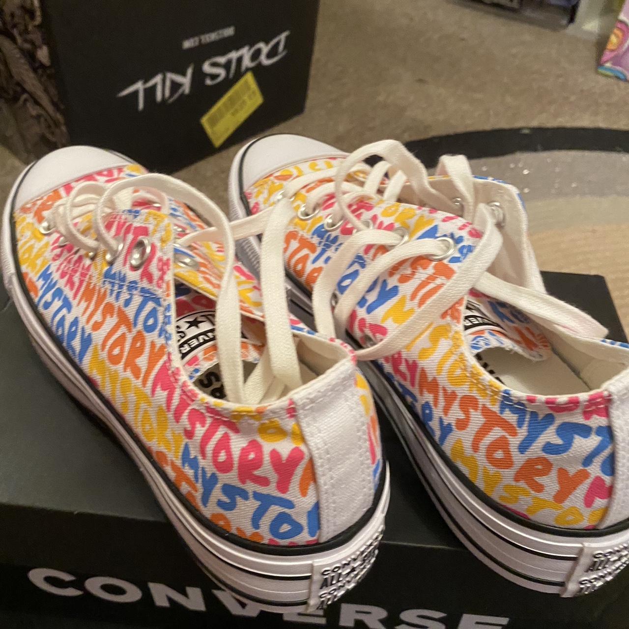 Limited edition platform all star converse!!... - Depop