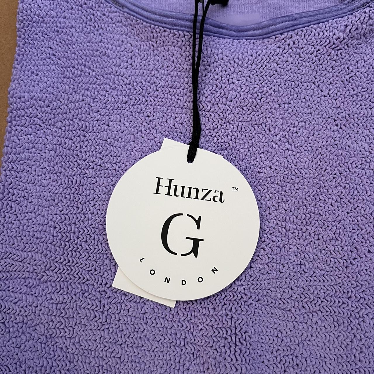 Hunza G Lilac Pamela Swimsuit New with tags Smoke... - Depop
