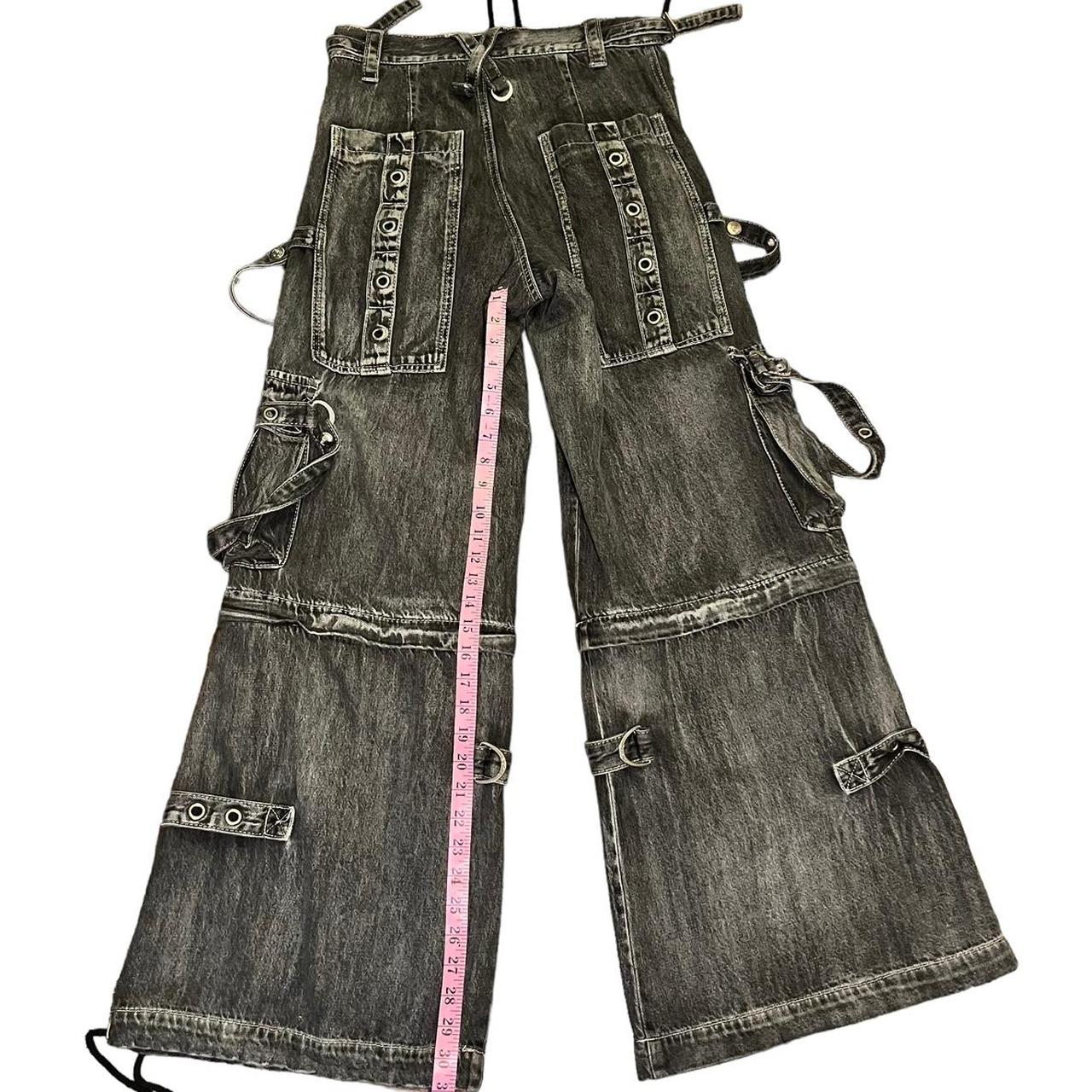 Tripp nyc grey wide leg y2k pants Great condition... - Depop