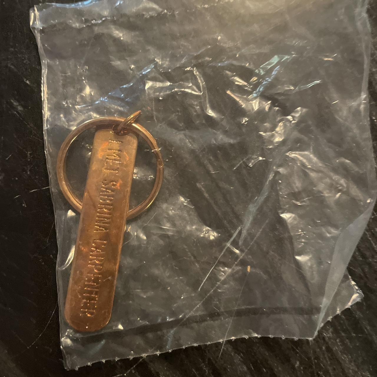 “i met sabrina carpenter” vip keychain evolution... - Depop