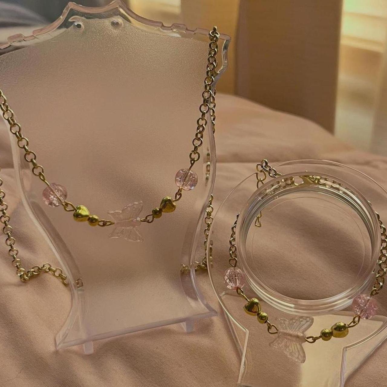 handmade Gorgeous Pink Butterfly Set. - Custom... - Depop