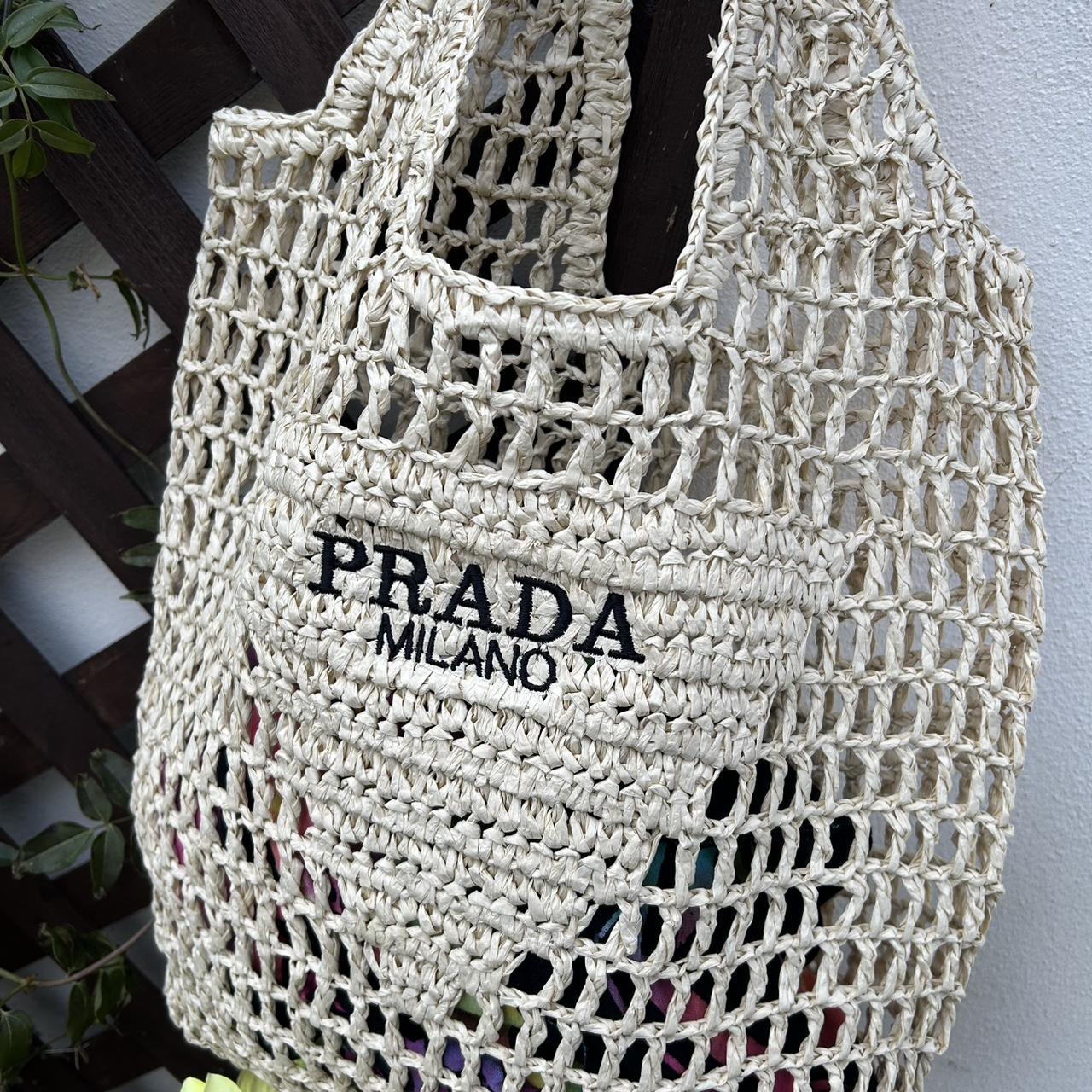 Inspired raffia beach bag embroidered Custom order... | Depop
