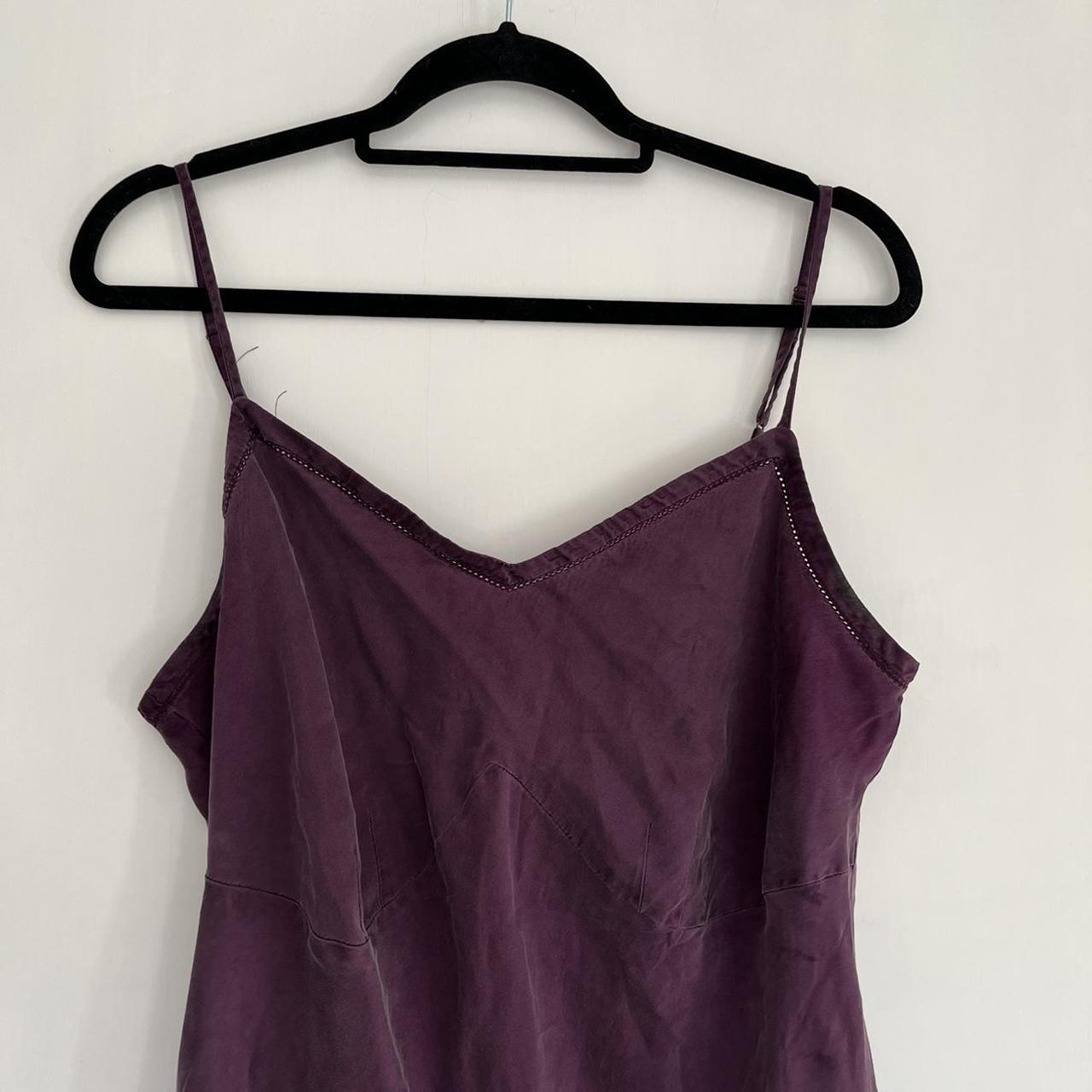 Monsoon purple floaty cami 100% silk Labelled as... - Depop
