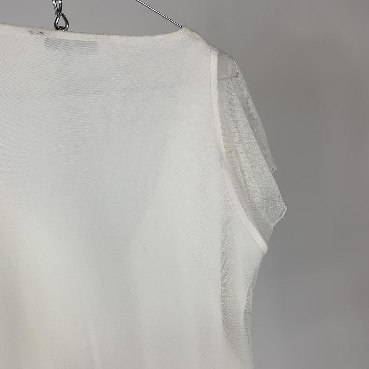 BHS Y2K top with sequin and beaded details and a... - Depop