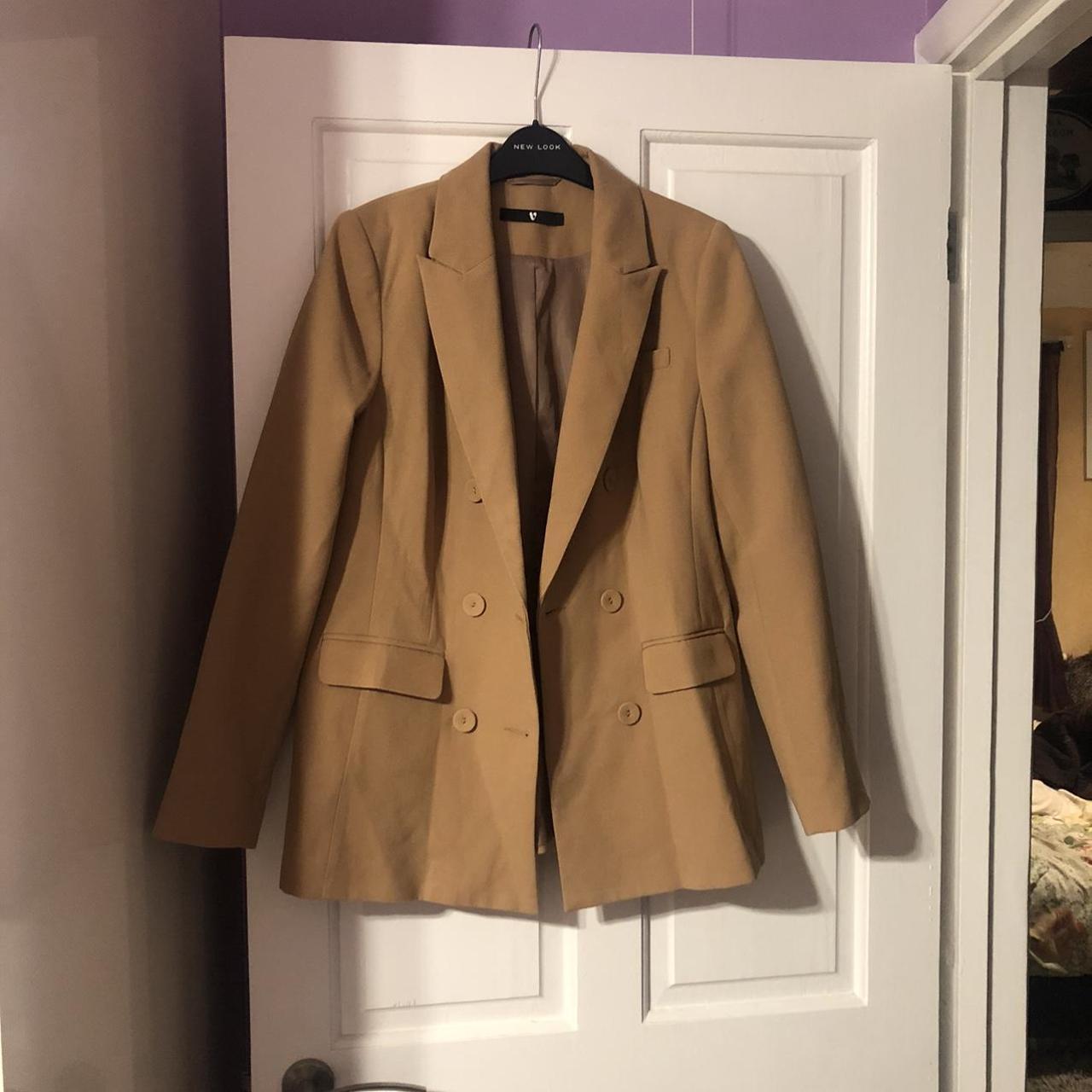 Very camel tan blazer jacket Ladies - size 12 Never... - Depop