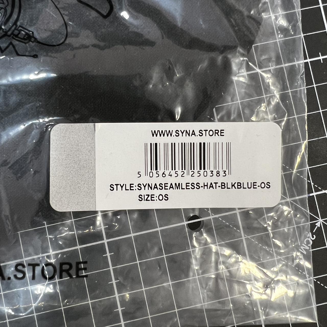 SYNA WORLD SKULL BEANIE HAT BLACK BLUE - Depop