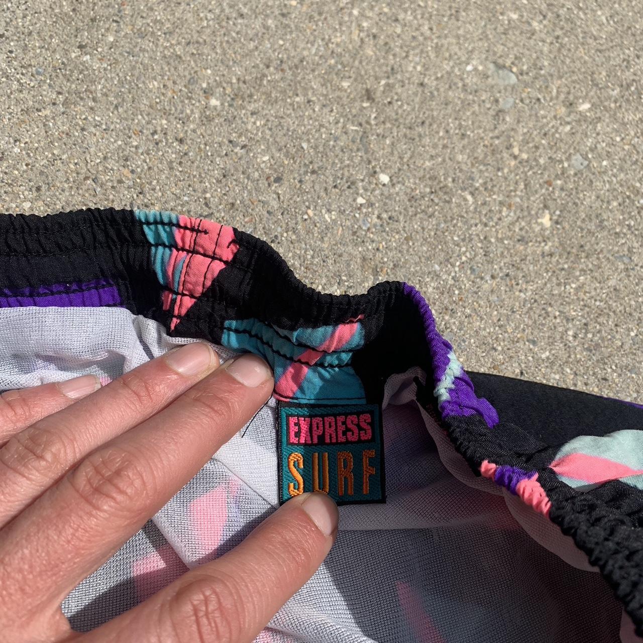 Vtg y2k swim trunks shorts summer surf skate large - Depop