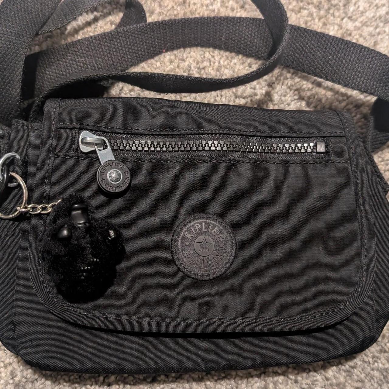Small black Kipling bag. Will fit more than I... - Depop