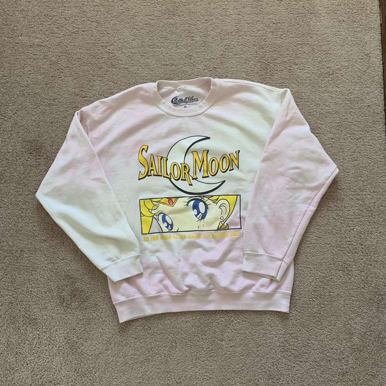 KAWAII sailor moon sweater!!! Really cute and soft!... - Depop