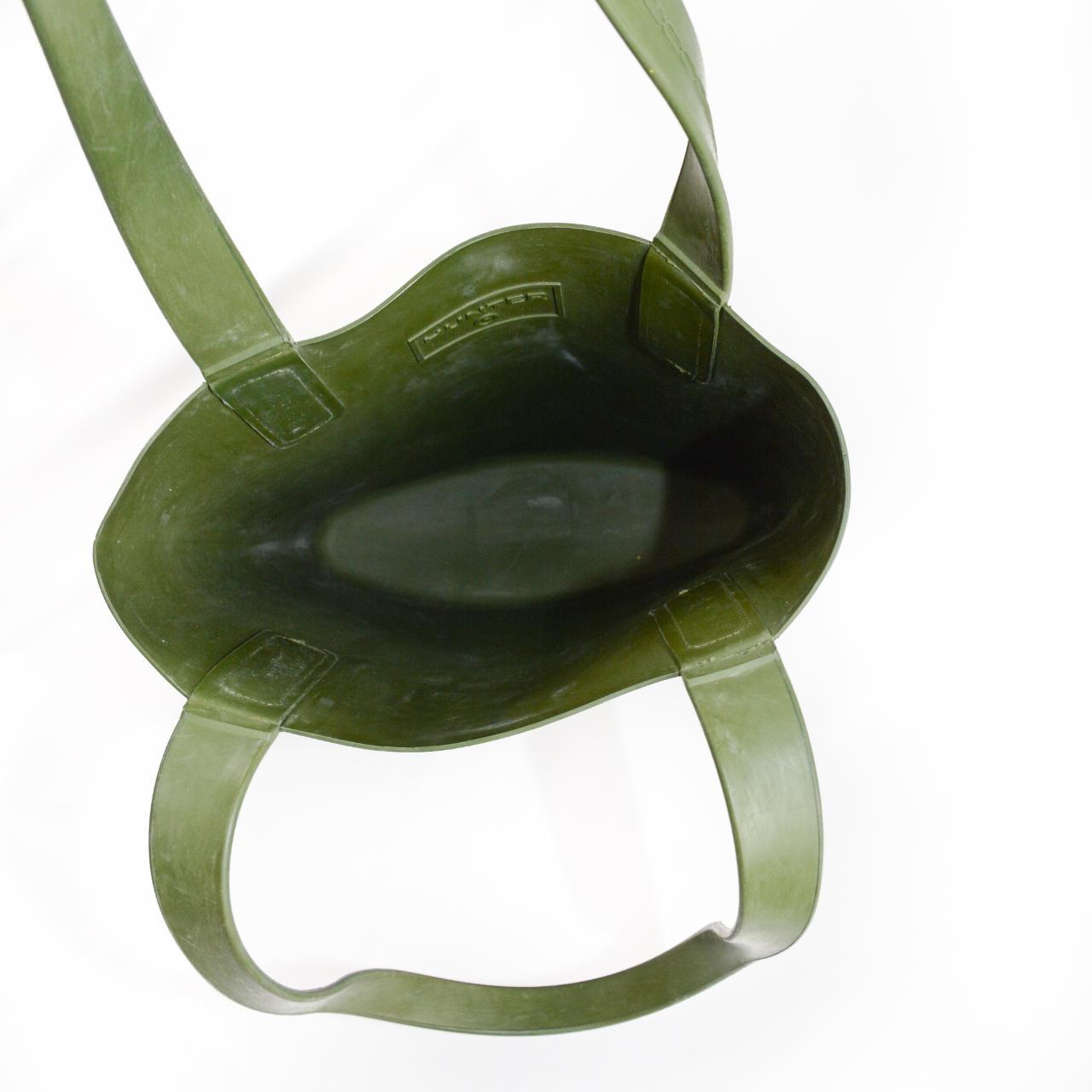 Hunter x Target Green Rubber Tote Bag One... - Depop