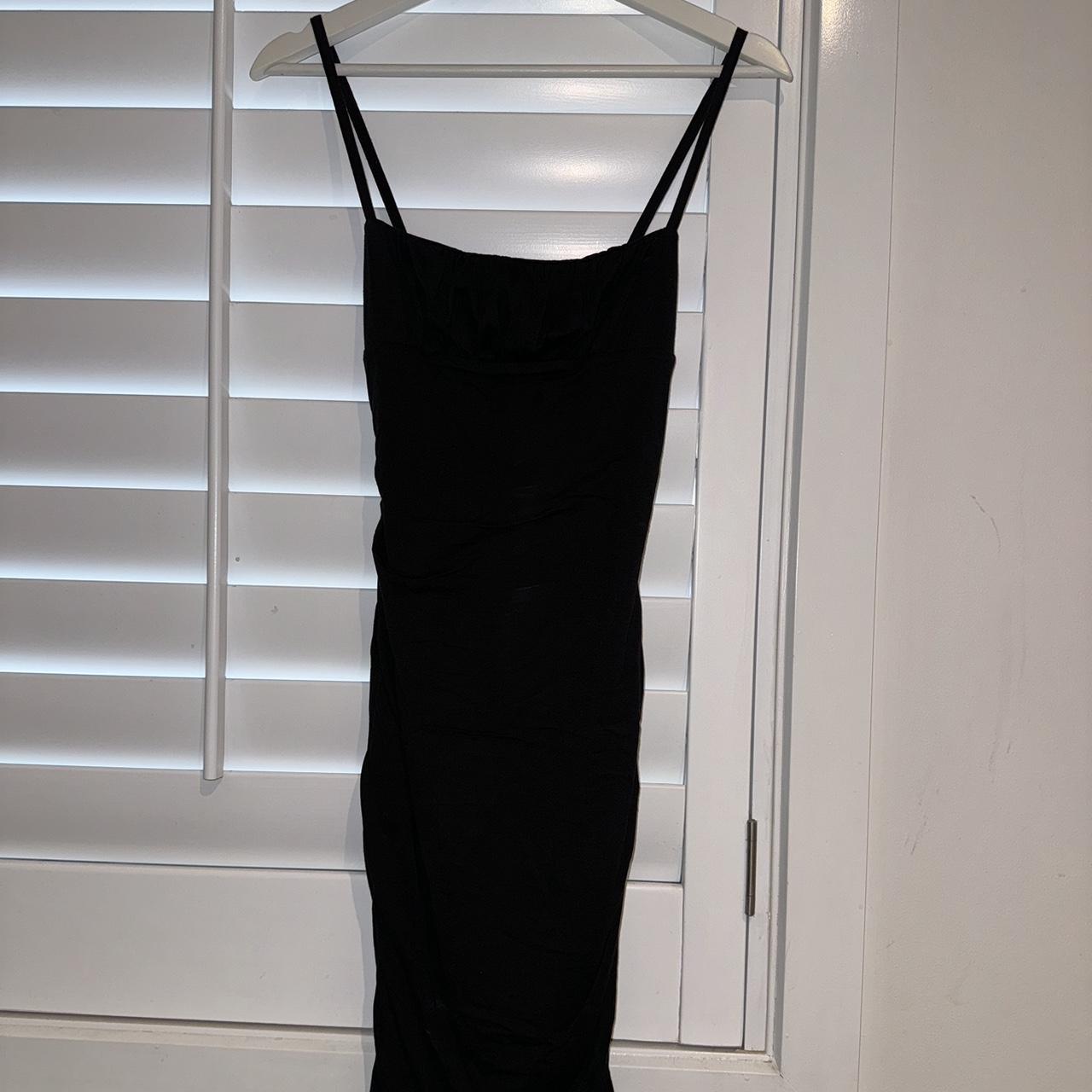 Kookai black midi dress - size 0 - Depop