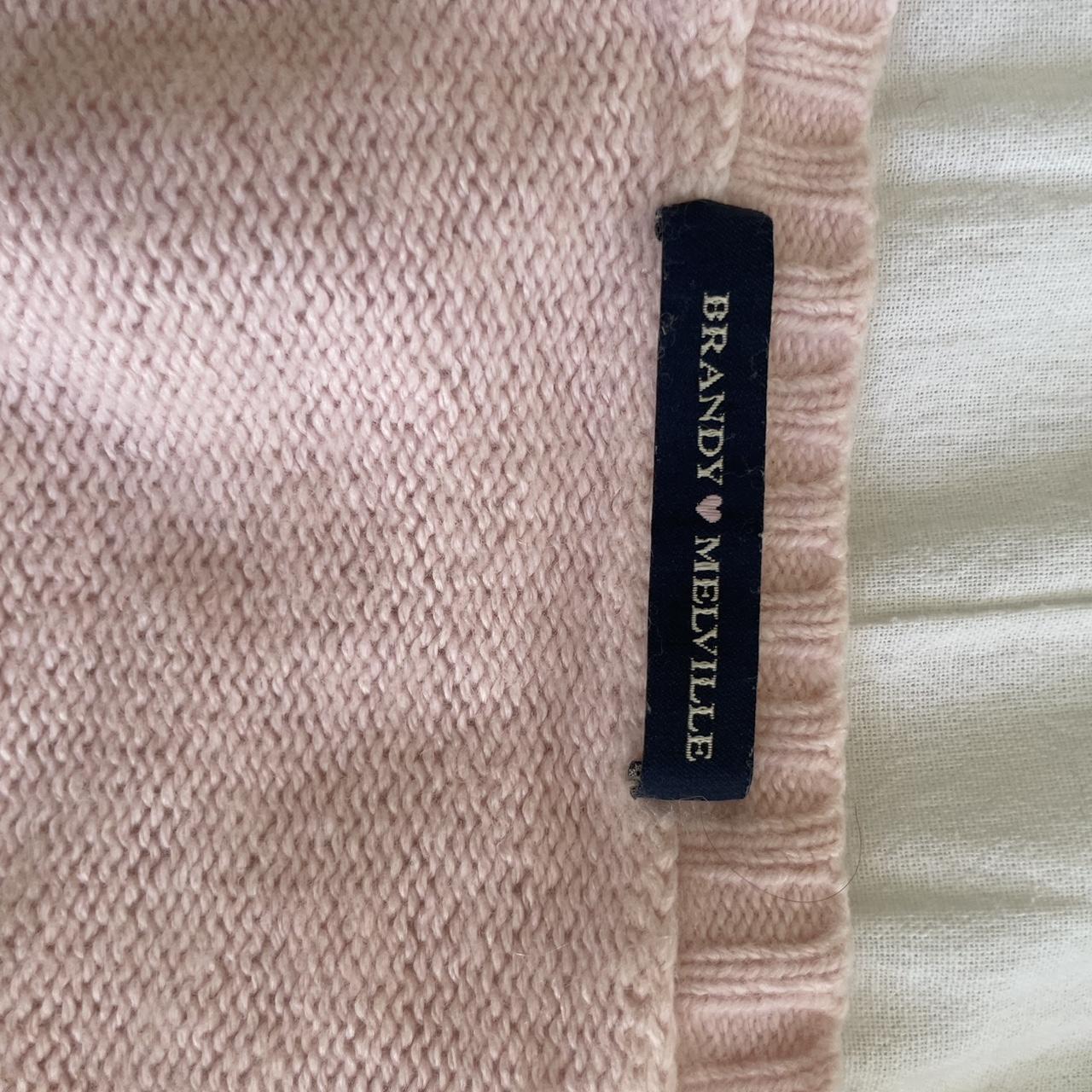 Light pink brandy melville sweater. One size but... - Depop