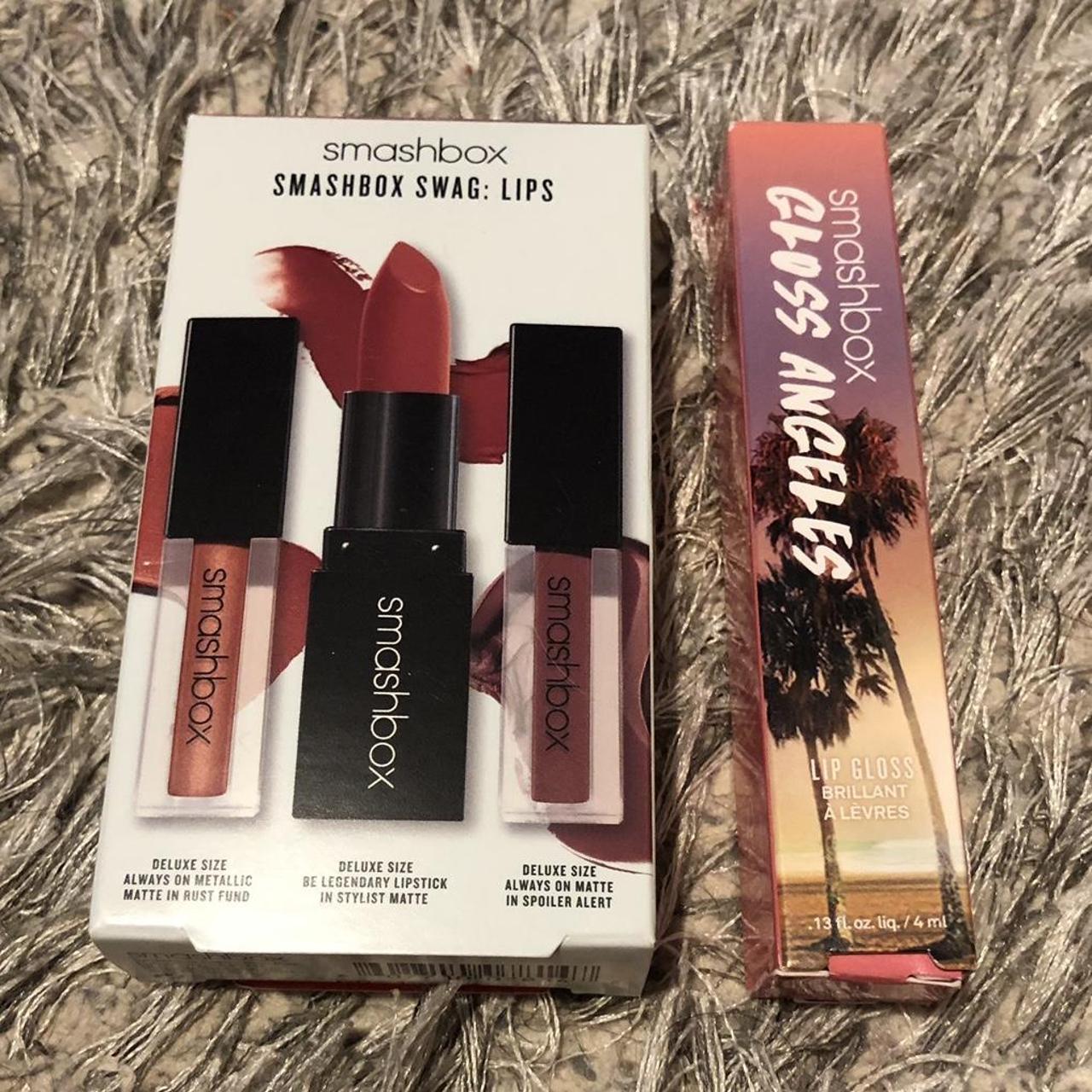 Smashbox lip bundle. Includes smashbox swag lip... - Depop