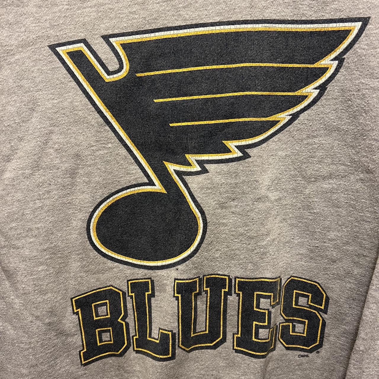 St. Louis Blues vintage sweatshirt size... - Depop