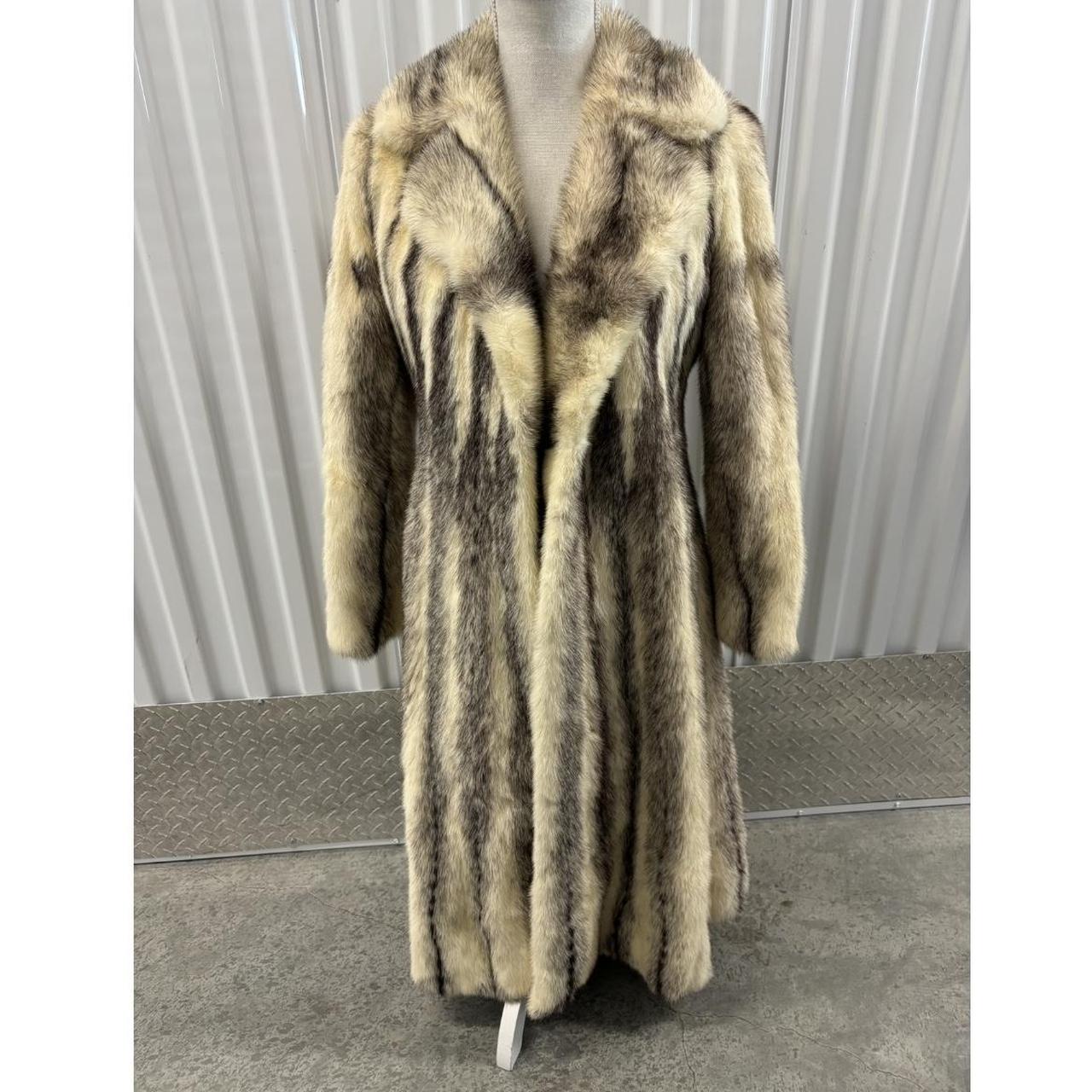 Genuine arctic fox / wolf fur jacket from the... - Depop