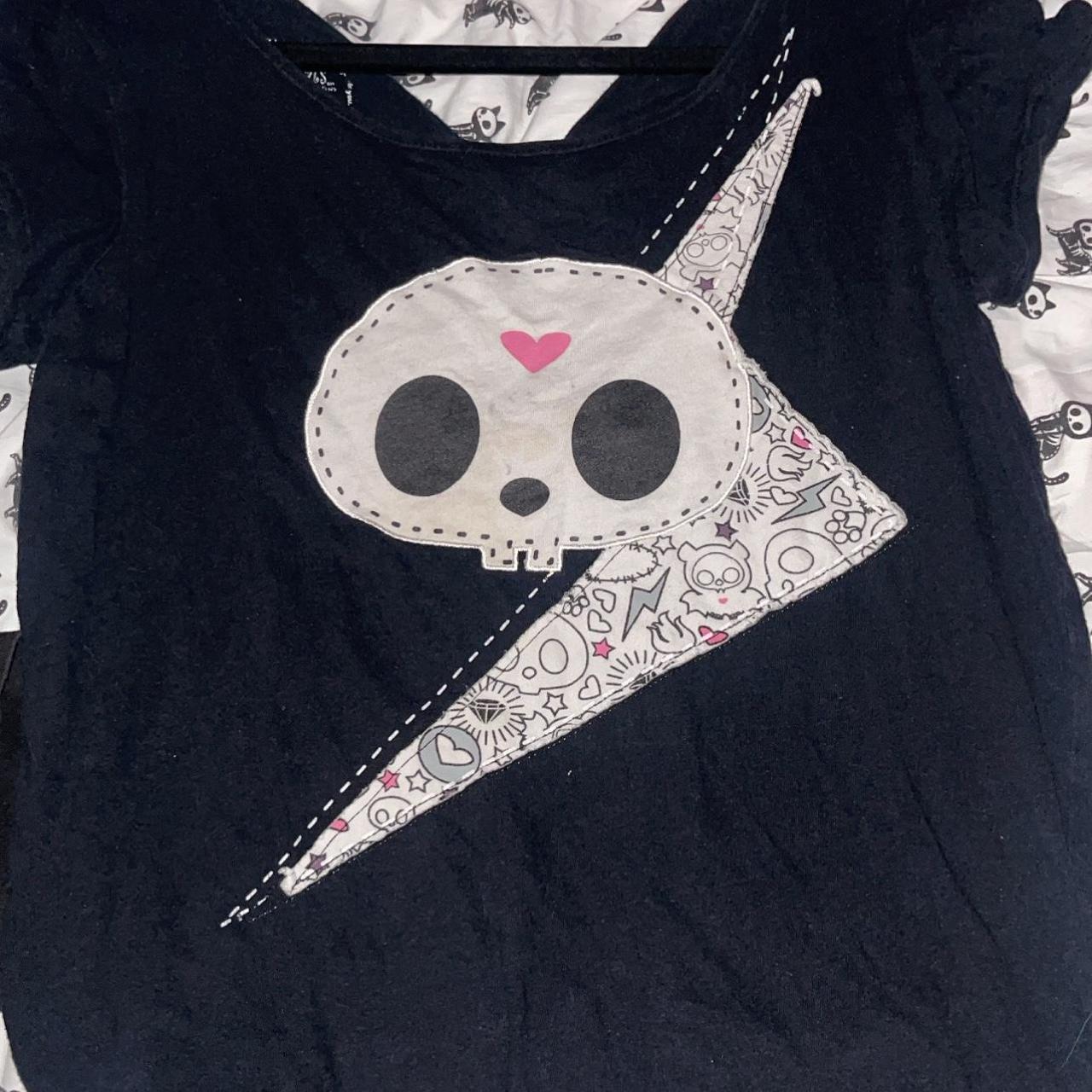 Skelanimal t-shirt Cut out in the back Rare - Depop