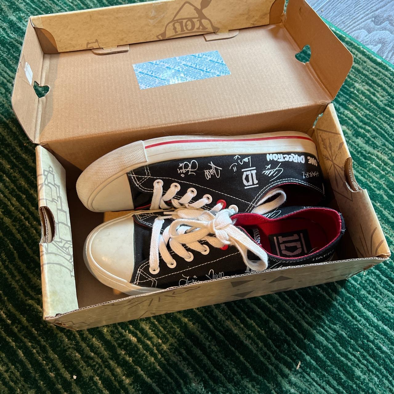 One Direction Autograph Sneakers - Depop