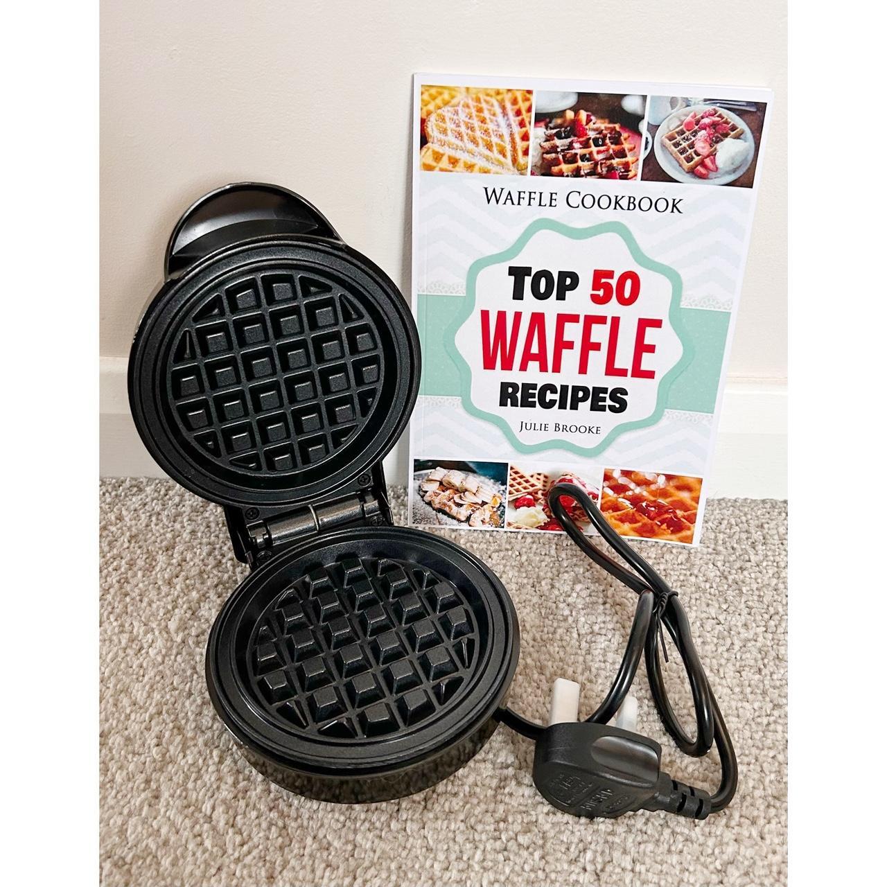 Single waffle maker and recipe book. Brand new in... - Depop